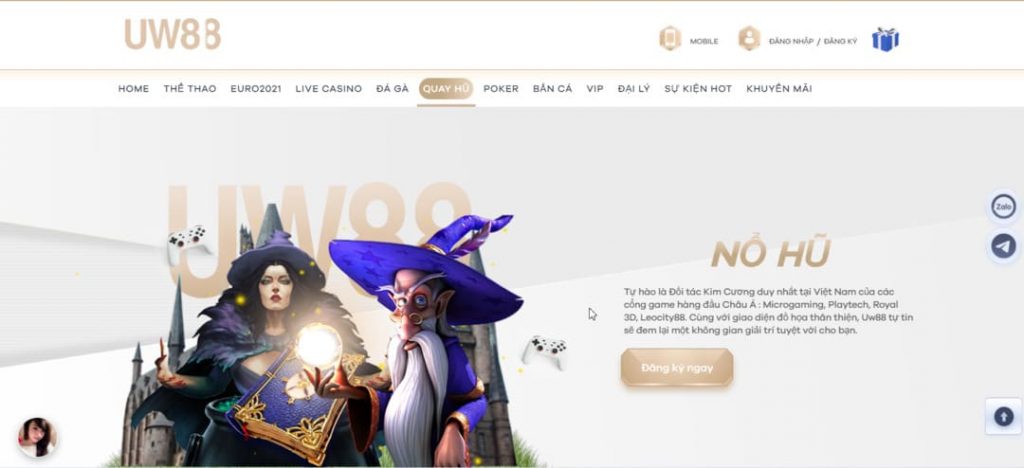 UW88 Mobile – Phiên bản đặc sắc chuẩn phong cách châu Âu